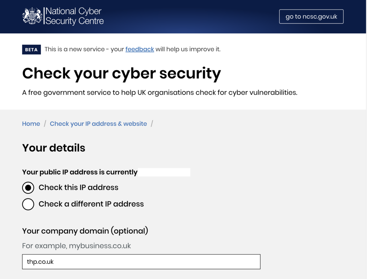 Free SME cyber security service - THP Accountants